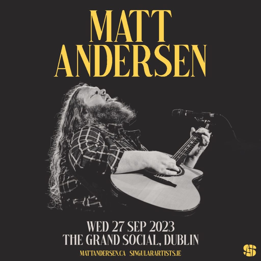 New: Matt Anderson announces two headline shows on Irish shores ...